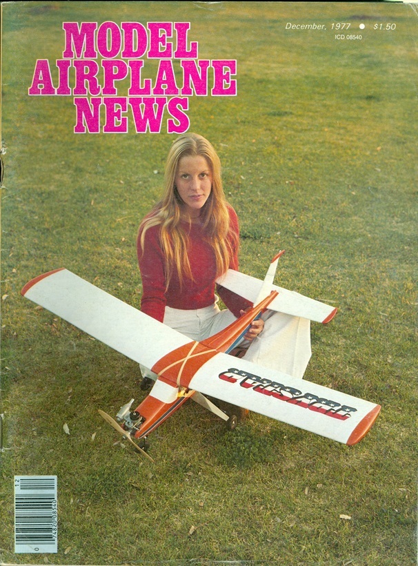 1977 Model Airplane News Magazine: Cheryl McPherson With Pilot Model ...