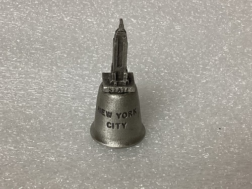 Empire State Building Pewter Thimble WAPW Made in UK NYC Souvenir 0.7oz ...