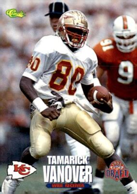 1995 Classic NFL Rookies #49 Tamarick Vanover | eBay