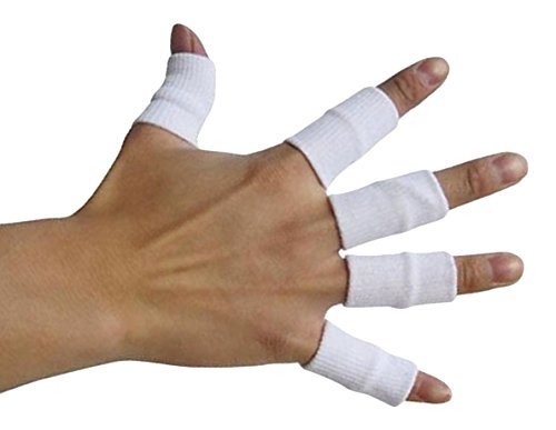 Finger Sleeve Guard Support Bandage Arthritis Pads Trigger Fingers ...