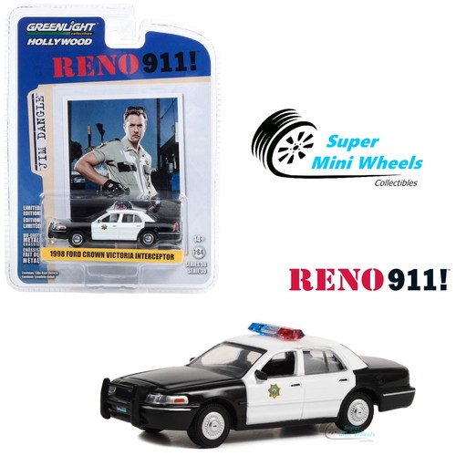 Greenlight 1:64 Reno 911! - 1998 Ford Crown Victoria Police Interceptor ...