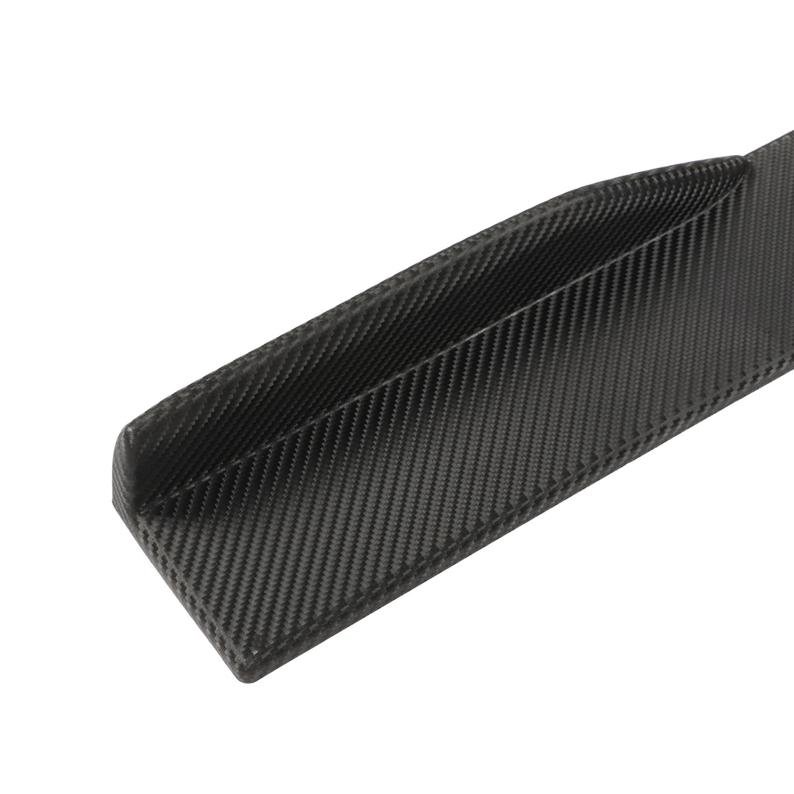 AGS 2PCs Side Skirt Winglet Carbon Fiber Style Universal Car Side Lip ...