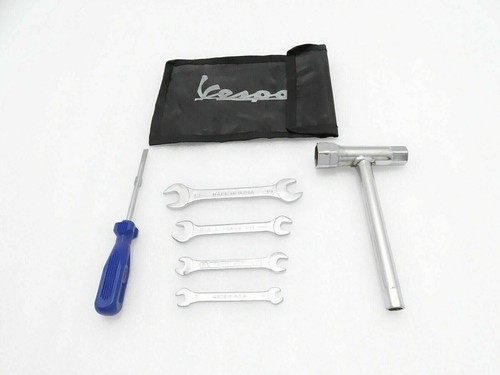 Fit For VESPA COMPLETE TOOL KIT SET IN BLACK COLOUR POUCH @vm | eBay