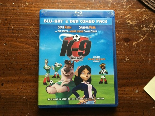 K-9 World Cup Blu-ray & DVD Combo Pack Disc Brand New Seal Sean Astin ...