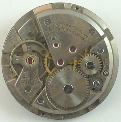 Vintage Everbrite Watch Co Mechanical Wristwatch Movement - Parts ...