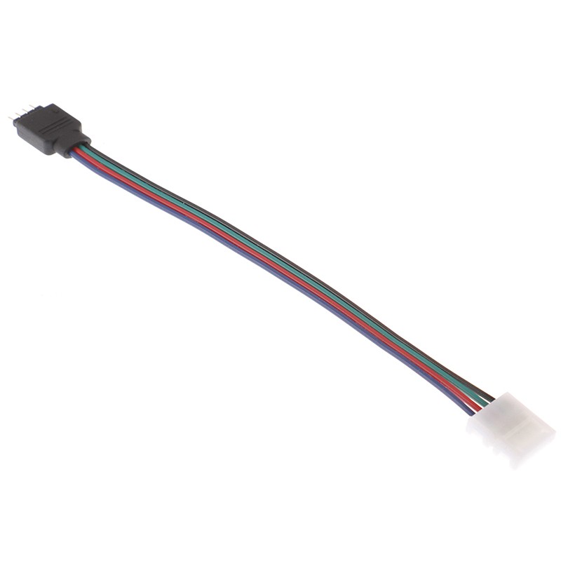 15cm 5050 RGB 4 pin LED Strip Light connectors Strip to Power Adaptor ...