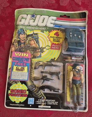 Dodger Sonic Fighters GI Joe 1990 Hasbro Action Figure NEW MOSC SEALED ...