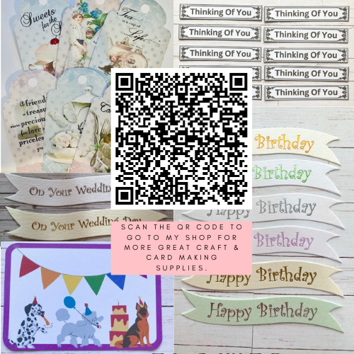 6 Floral Get Well Soon Card Making Sentiments Banners DIY Craft ...