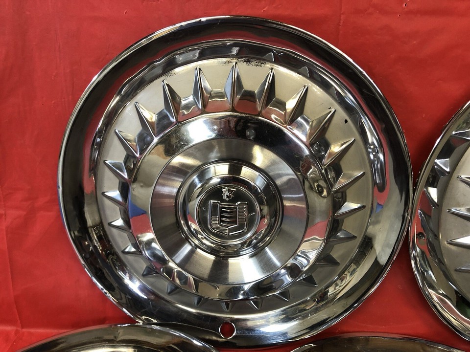 Vintage Set Of 5 1959 Mercury 14" Hubcaps Monterey Colony Park | eBay