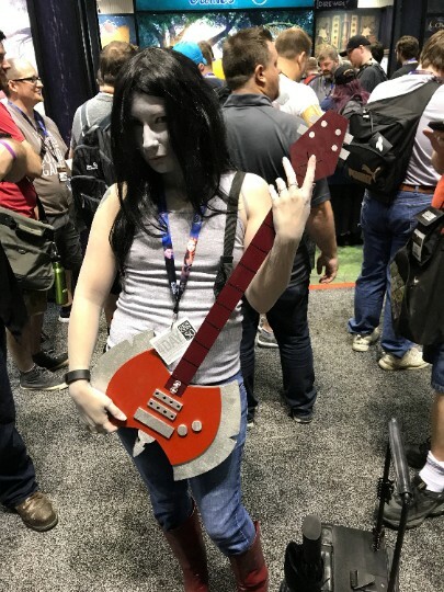 Marceline Axe Guitar – 33" Handmade Wooden Cosplay Prop | Adventure ...