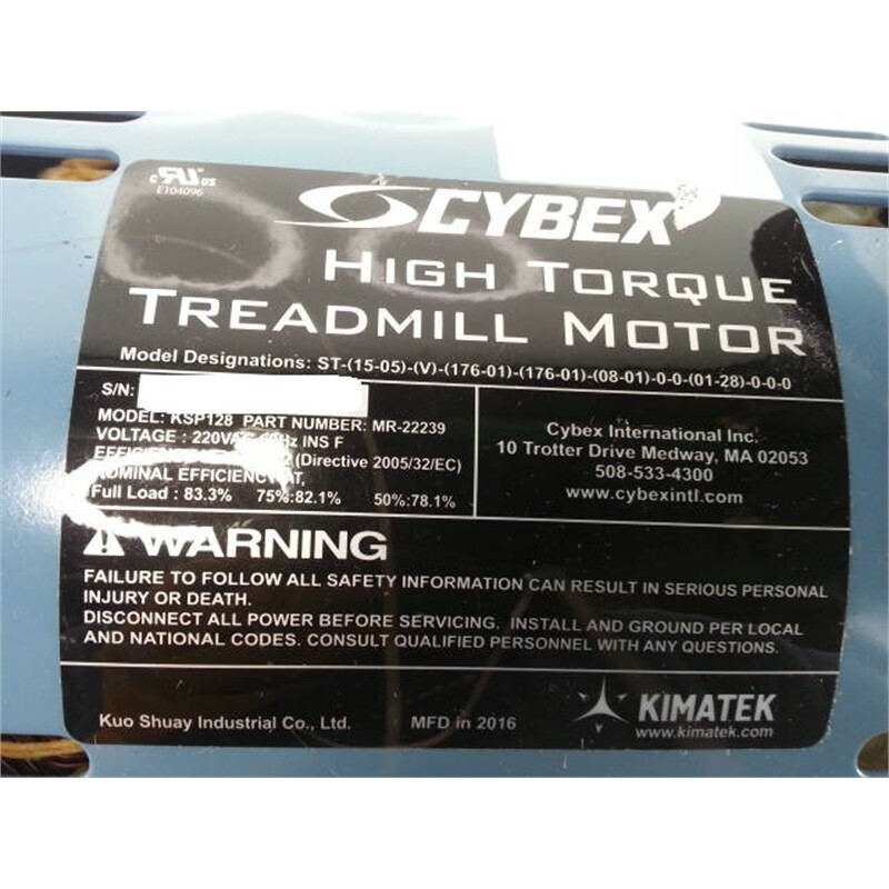 Treadmill Motor High Torque Cybex Model Ksp128 Part Mr 22239 Kimatek ...