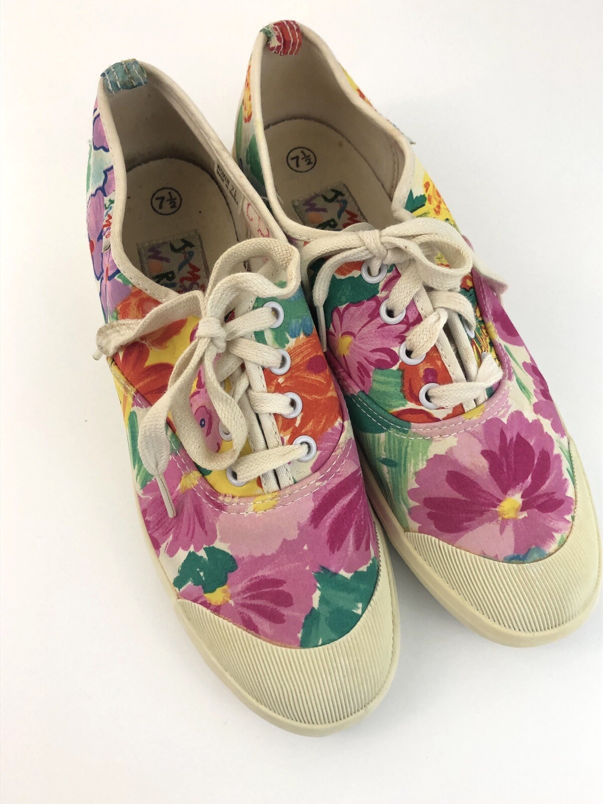 Original Jams World Shoes Floral Vintage Rare OG Wome… - Gem