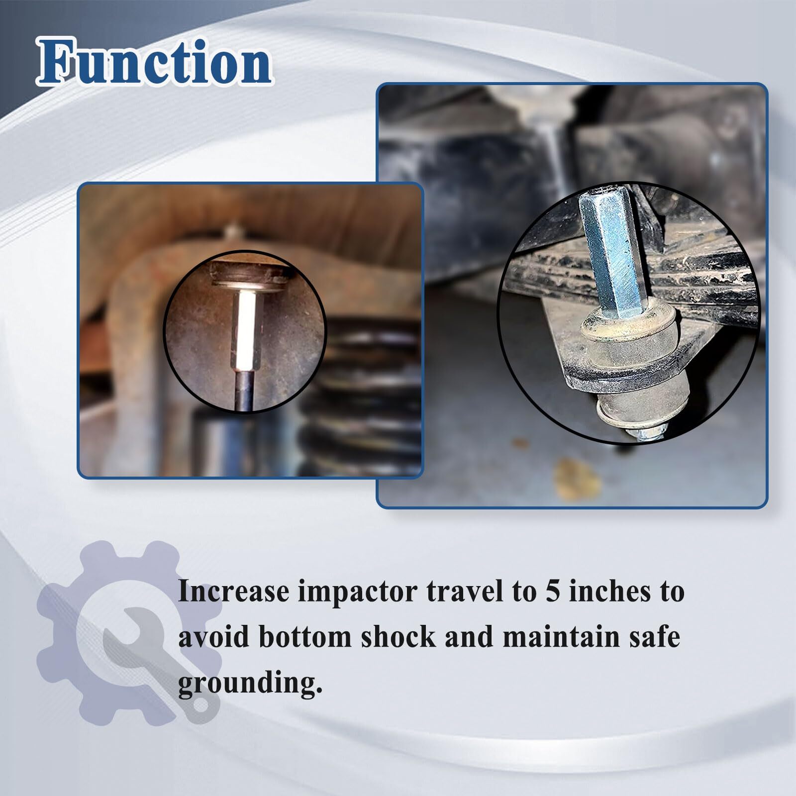 2 Pcs 1290 Shock Extension Length of Shock Extension is 3" Thread Size ...