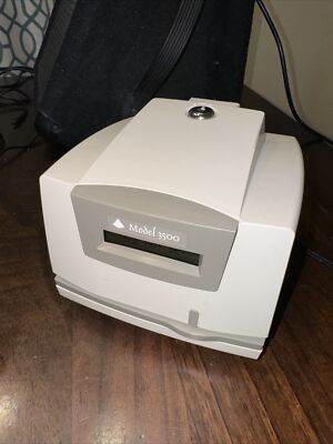 Pyramid 3500 Time Clock & Document Stamp Tested NO KEYS | eBay