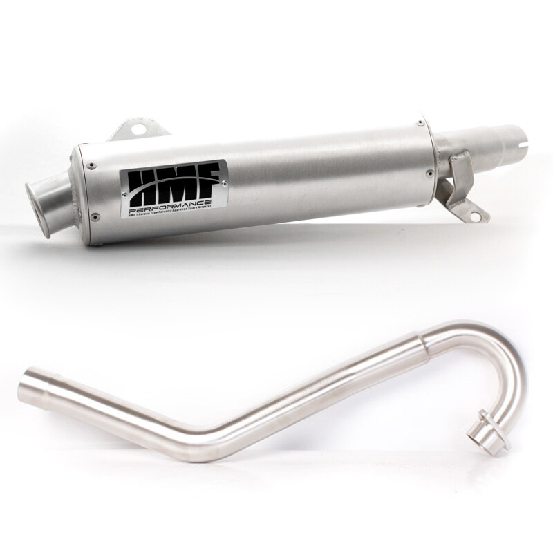 HMF Honda TRX 450R MX Full Exhaust Pink w/Bk Turn Down + Jets (07-14 ...