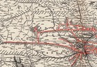1924 Antique Chicago Northwestern Railway Map North Western Railroad ...