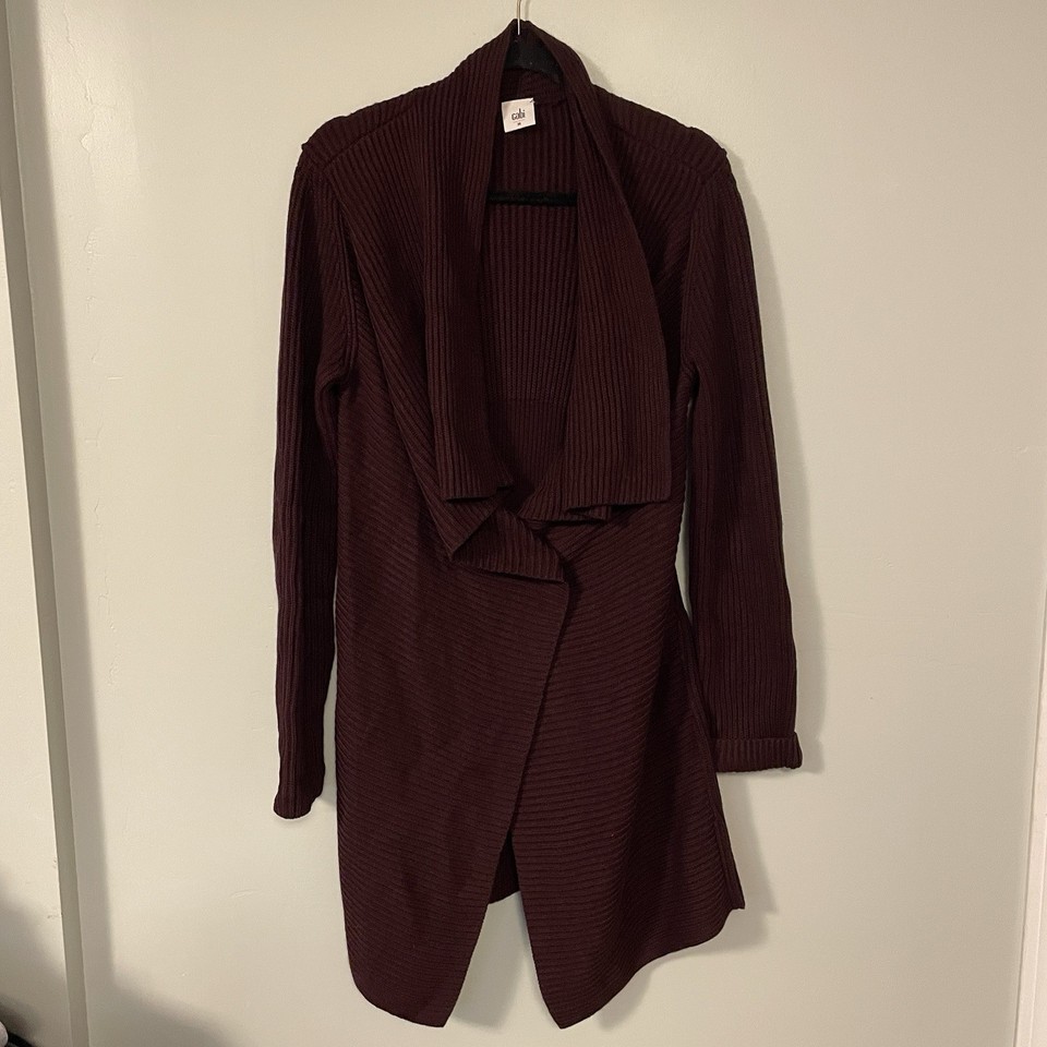 CABI Style 3350 Mulberry Regal Long Double Breasted Cardigan Sweater ...