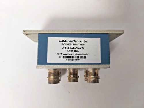 Mini Circuits ZSC-4-1-75 Power Splitter 1-200MHz | eBay