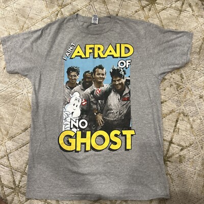 Ghost Busters Retro T Shirt I Aint Afraid Of No Ghost Size Mens Medium ...