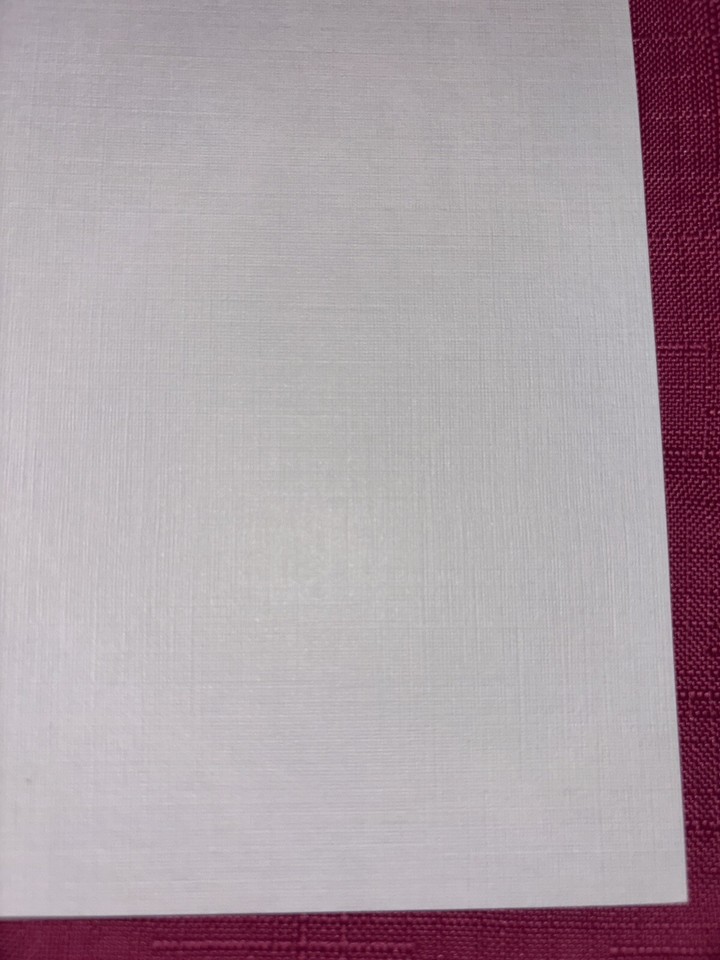 53 Brilliant White Zeta Linen A7 Blank Creased Cards For Paper craft ...