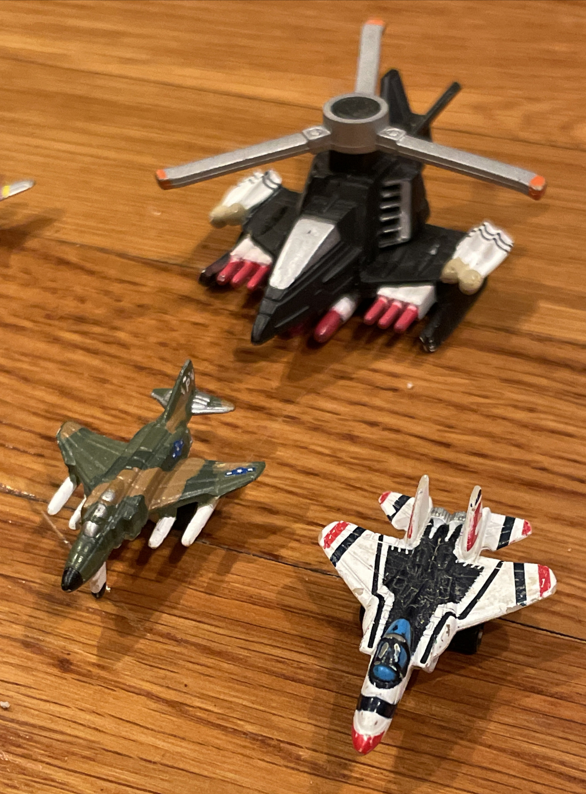 22 Micro Machines Planes Galoob- Military USAF Army Navy Jet Helicopter ...