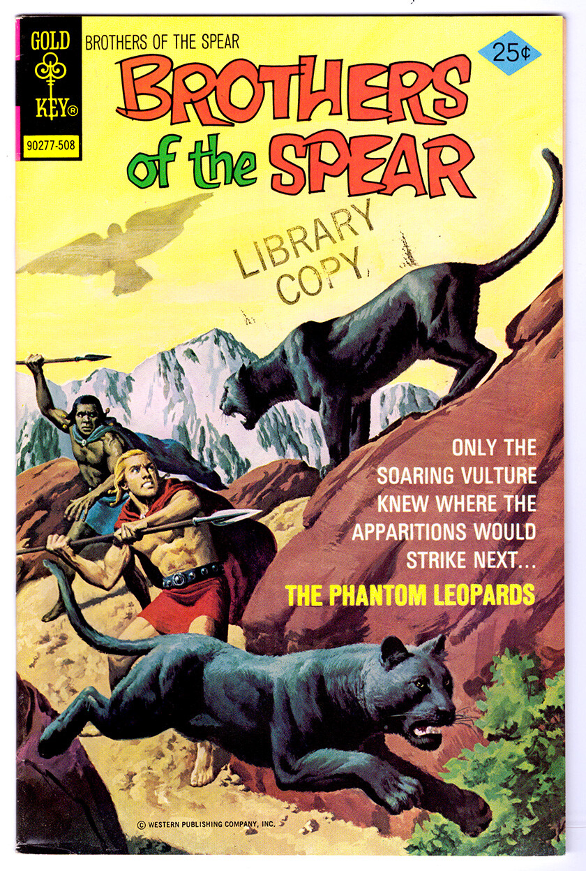 BROTHERS OF THE SPEAR #15 in VF- condition 1975 Gold Key Bronze Age TV ...