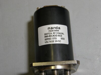 NARDA FSCM 99899 RF Coaxial Switch 28VDC | eBay