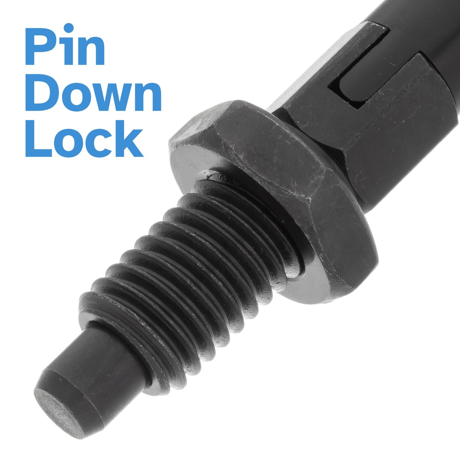 Black Indexing Spring Plunger M10 x 6mm Stainless Steel Loaded Lock Pin ...