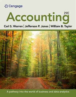 Accounting - Hardcover, by Warren Carl; Jones Jefferson; Tayler William ...