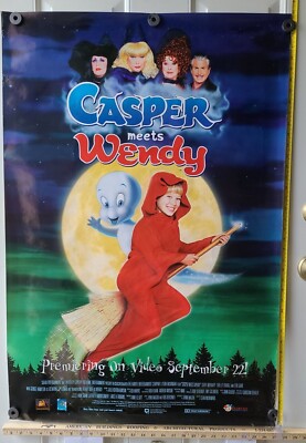 "CASPER MEETS WENDY" Video Premier Poster September 22 1998 Starring ...