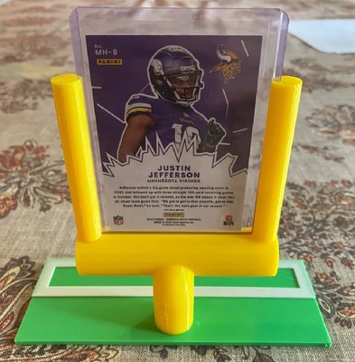 2 Football Card Field Goal Display Holder For Top Loaders | eBay
