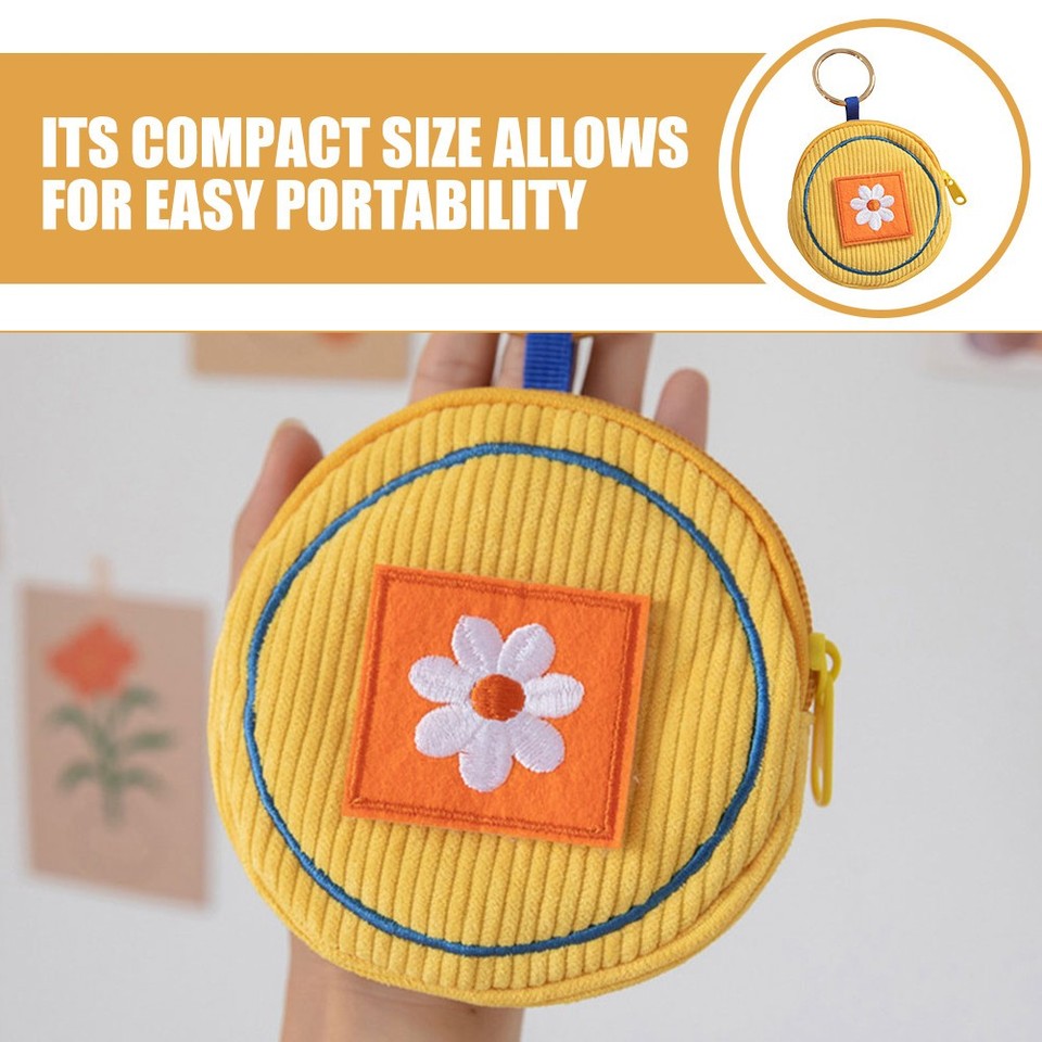 2pcs Adorable Coin Purse For Girls Small Coin Pouch With Keychain Mini ...