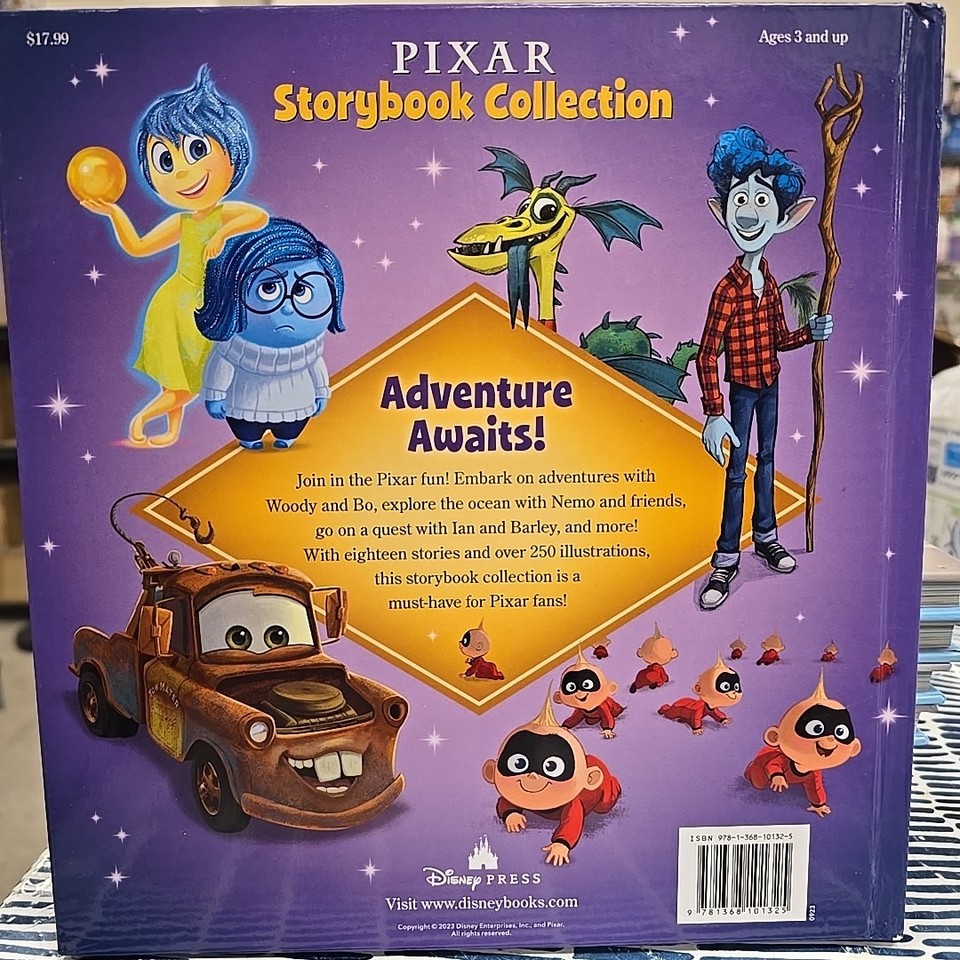Pixar Storybook Collection - Hardcover - 18 Different Short Stories | eBay