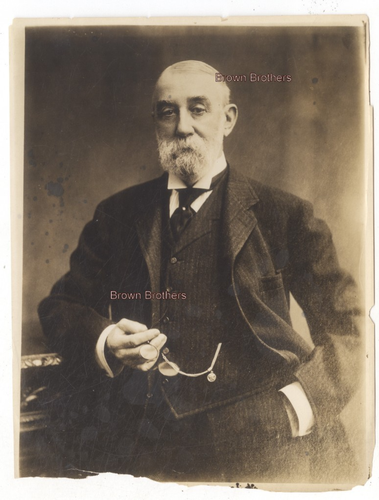 1900s Erie Railroad President Eben B. Thomas Photo & Glass Camera ...