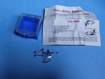 Vintage True-action Mfg Co Minnow Harness Lure New W/ Instructions ...