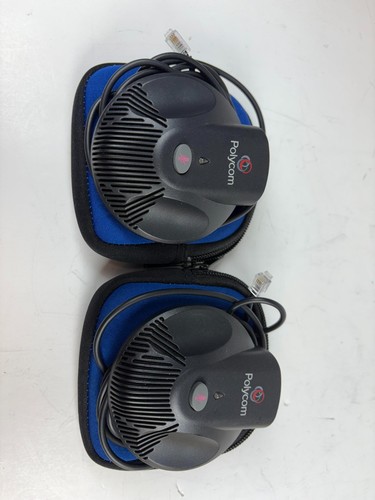 2 PACK Genuine Polycom SoundStation 2 Extended Microphone 2201-07155 ...