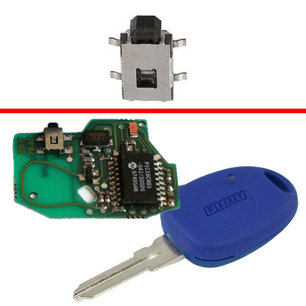 1 Button Car Key Compatible Fiat Multipla Remote Control Marea Bravo ...
