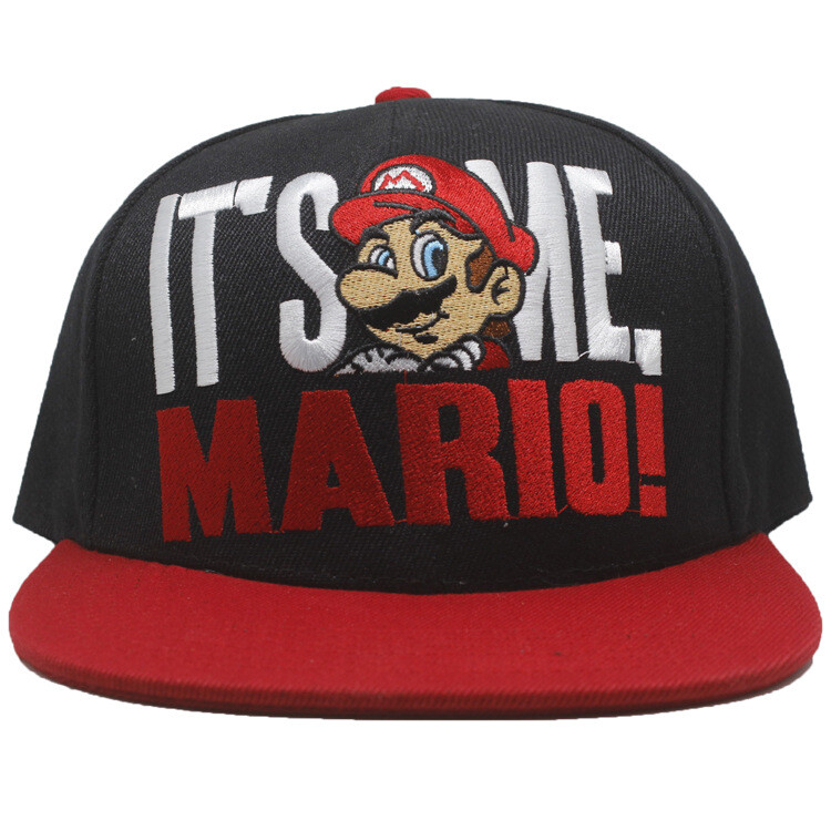 Game Super Mario Bros Baseball Trucker hat cotton Luigi Mario Cap Hip ...