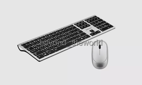 SAMSUNG SRP-9500B Wireless Keyboard Mouse Set Low Noise 2.4 GHz 1600DPI ...