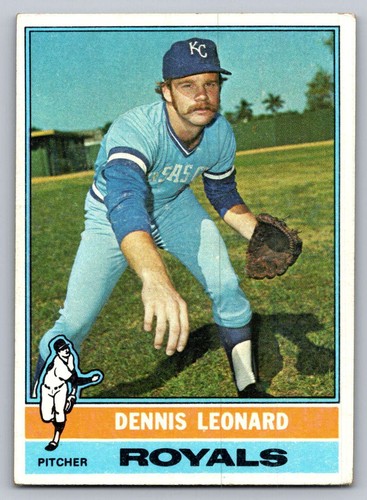 1976 Topps #334 Dennis Leonard | eBay