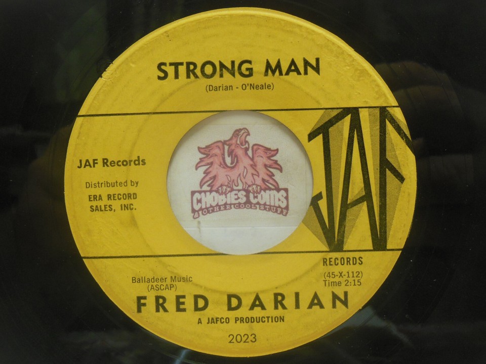 Fred Darian – Johnny Willow / Strong Man, 45 RPM VG (TG) | eBay