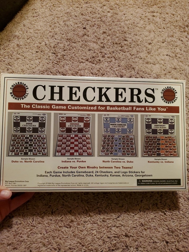 Indiana University Checkers Boardgame | eBay