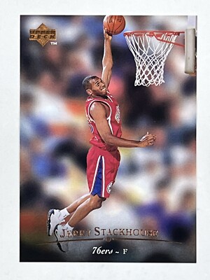 Jerry Stackhouse 1995-96 Upper Deck RC #133 Sports NBA 76ers Rookie ...