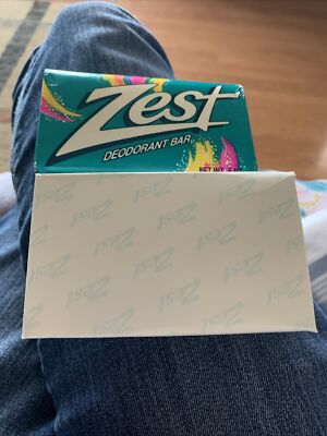 Zest 1988 Original Zest Deodorant Bar Soap Zestfully Clean 5oz Bar ...