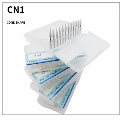 5X Dental Flame White Stone Polishing FG Burs CN1 Abrasion Point Bur ...