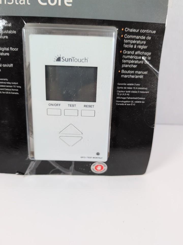 New SunTouch SunStat Core Electric Floor Heating Thermostat 81019087 840213207045| eBay