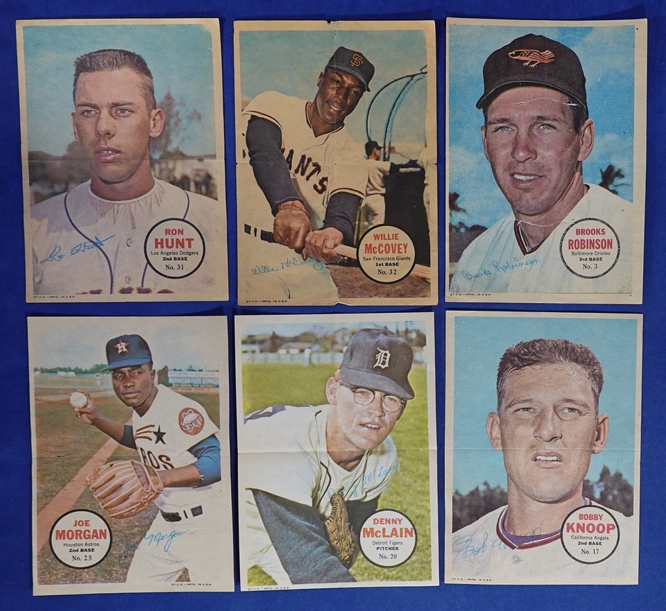 1967 TOPPS POSTERS BASEBALL COMPLETE SET W/4 EXTRAS *369387 | eBay