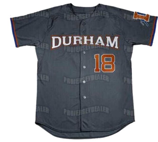 Movie Bull Durham Crash Davis #8 Ebby Calvin 'Nuke' LaLoosh #37 ...