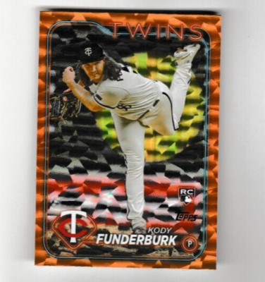 2024 Topps Series 2 Kody Funderburk #538 Minnesota Twins RC Orange Foil ...