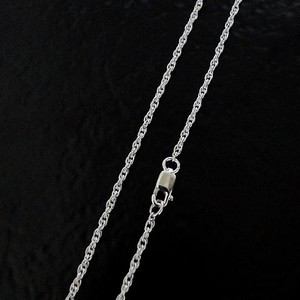 30 Inch .925 Sterling Silver 1.6mm Rope Chain Necklace Assembled by ...